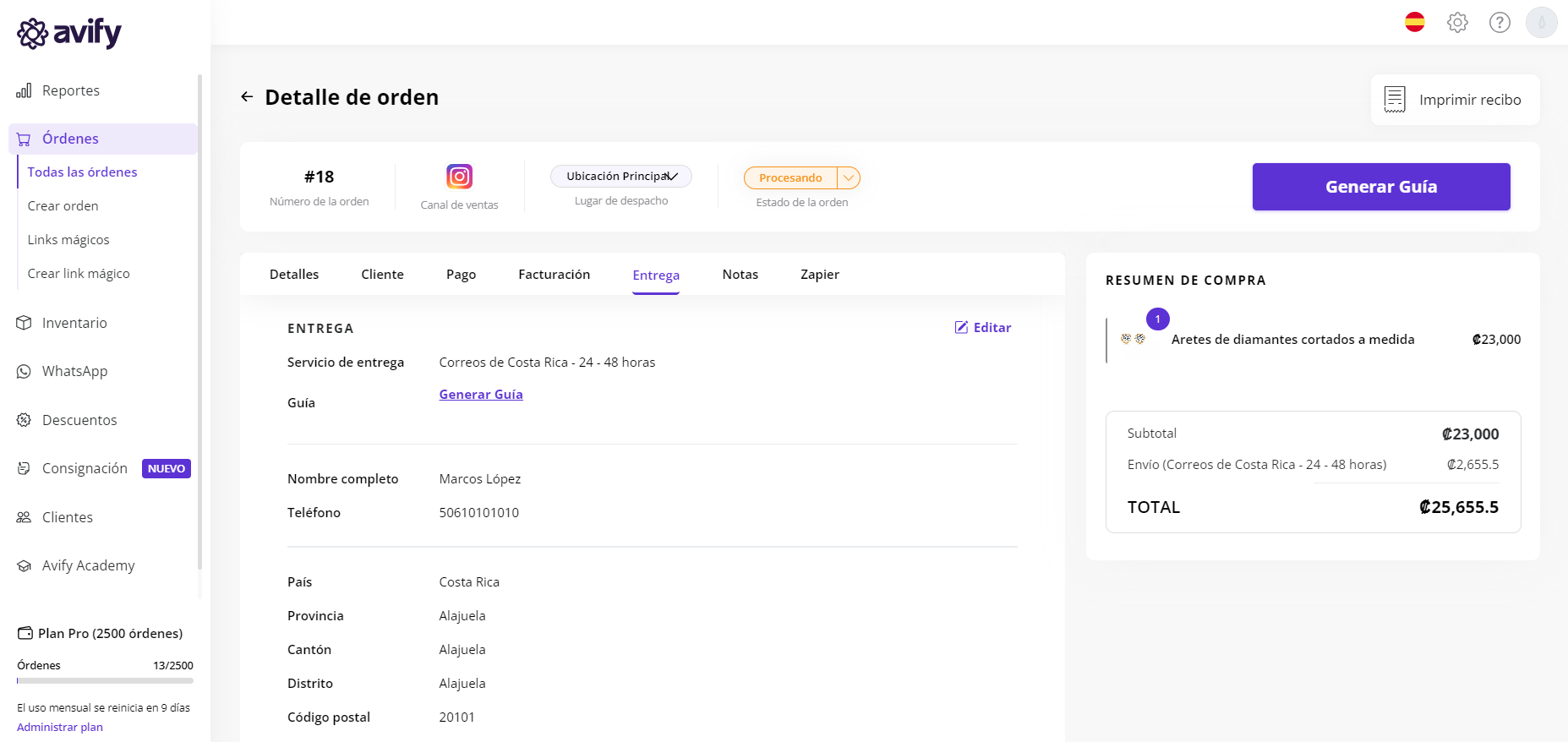 Aprende a generar guías automáticas utilizando Avify - Avify